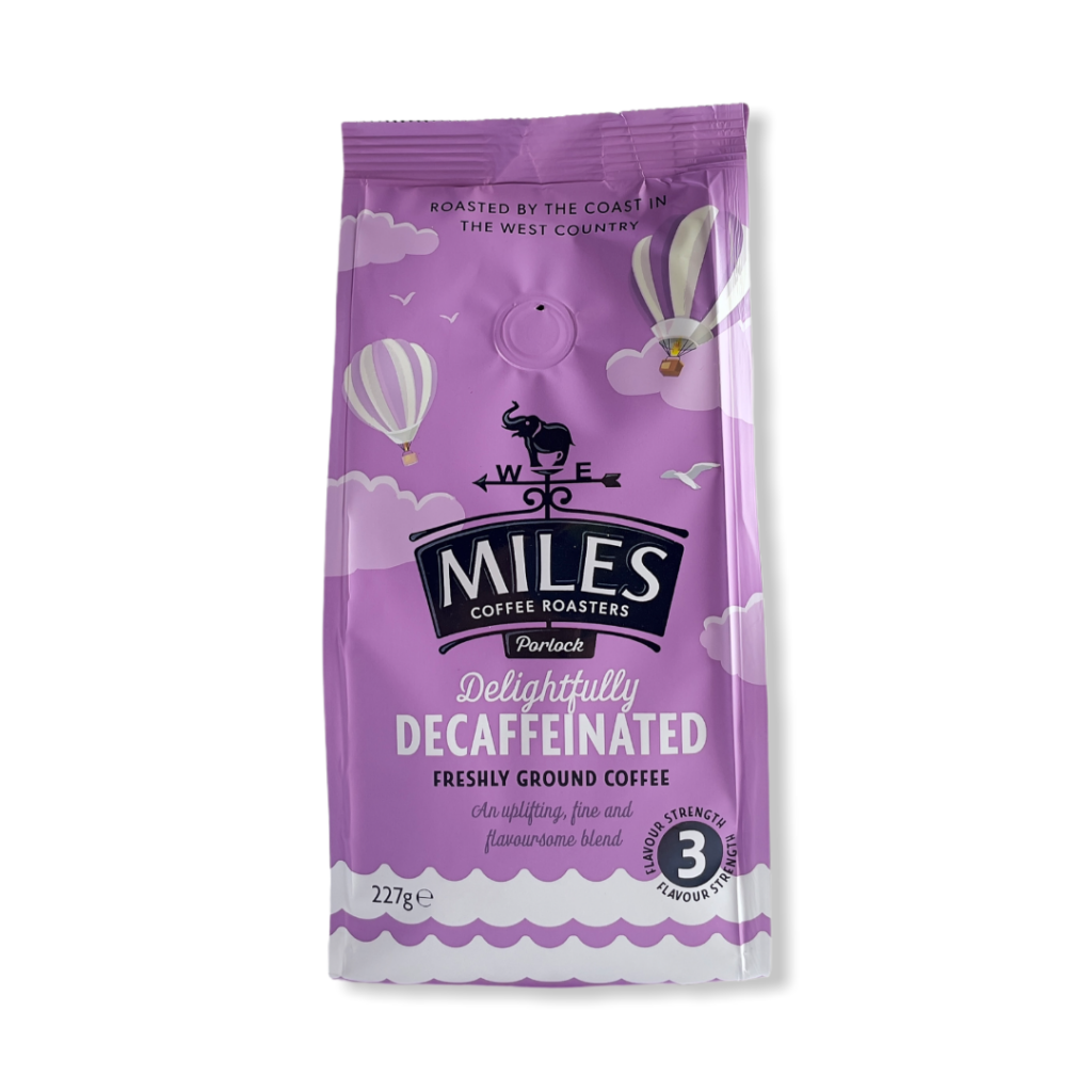 Miles Decaffeinated Ground Coffee - Mr Miles Tea Rooms, Tea and Coffee