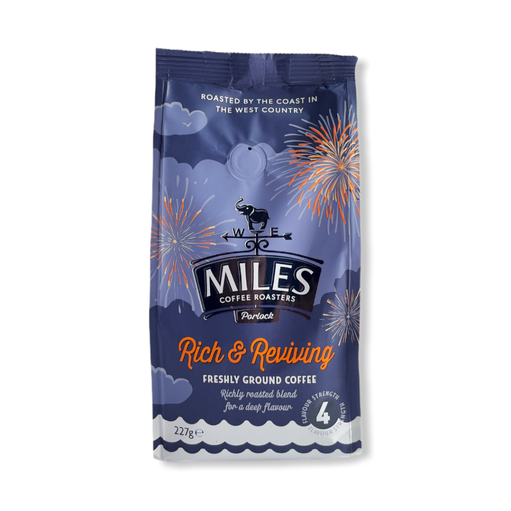 Miles Rich & Reviving Ground Coffee - Mr Miles Tea Rooms, Tea and Coffee