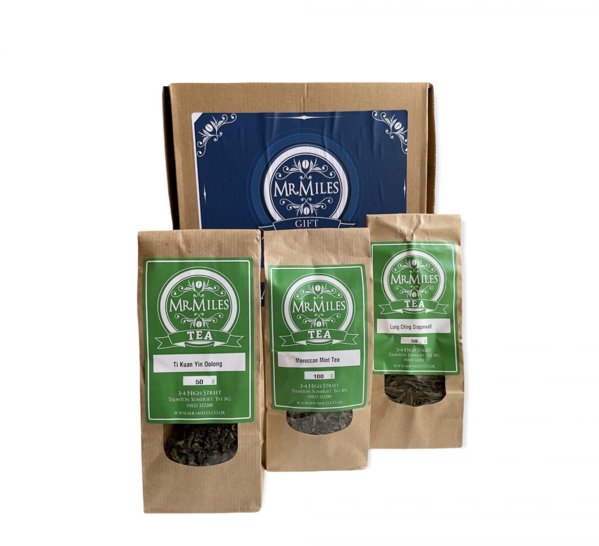 Mr Miles Green Tea Selection - Mr Miles Tea Rooms, Tea and Coffee